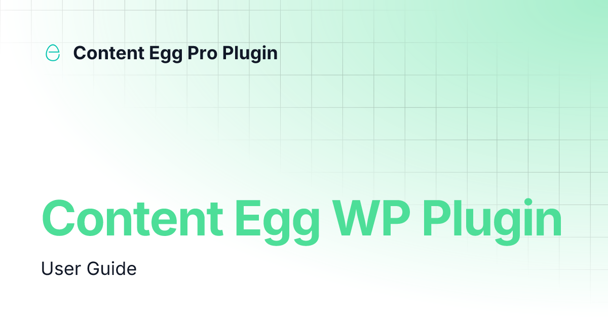 Content Egg WP Plugin | Content Egg Pro Plugin